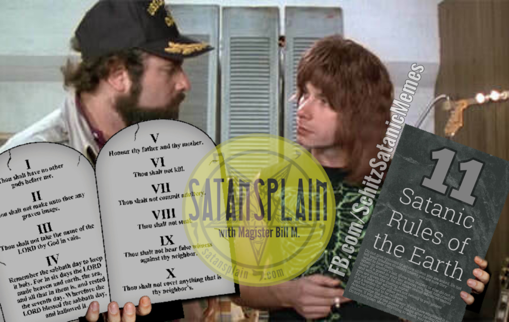 Satansplain #060 – The 11 Satanic Rules of the Earth – Satansplain